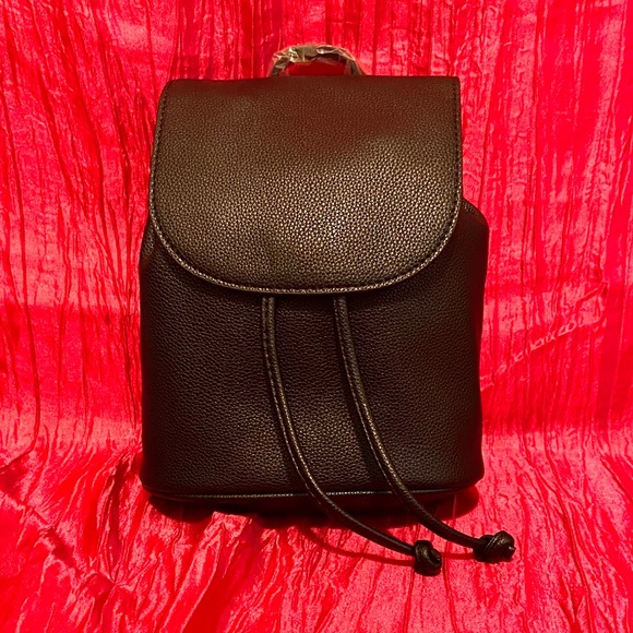 Forever 21 | Bags | Forever 2 Faux Leather Black Mini Backpack Nwt ...